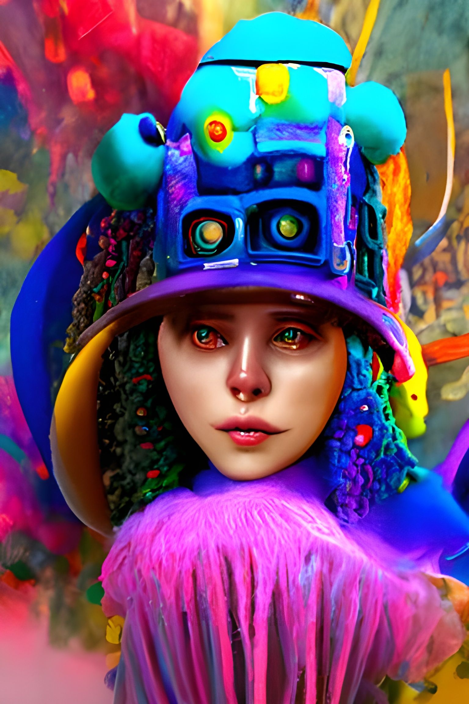 Big hat 02 - AI Generated Artwork - NightCafe Creator