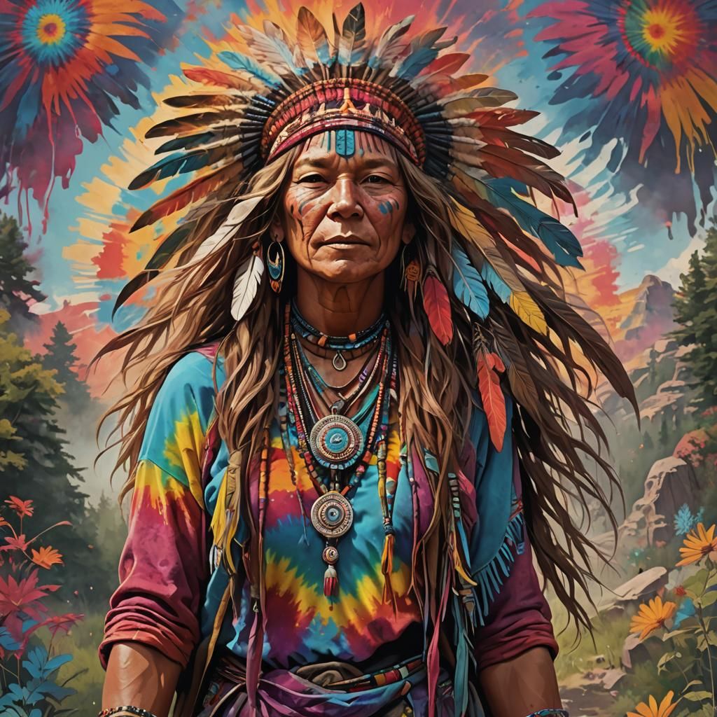 Embracing The Spirit. - AI Generated Artwork - NightCafe Creator