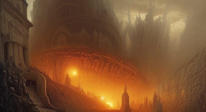 dead civilization in a dying world - AI Generated Artwork - NightCafe ...