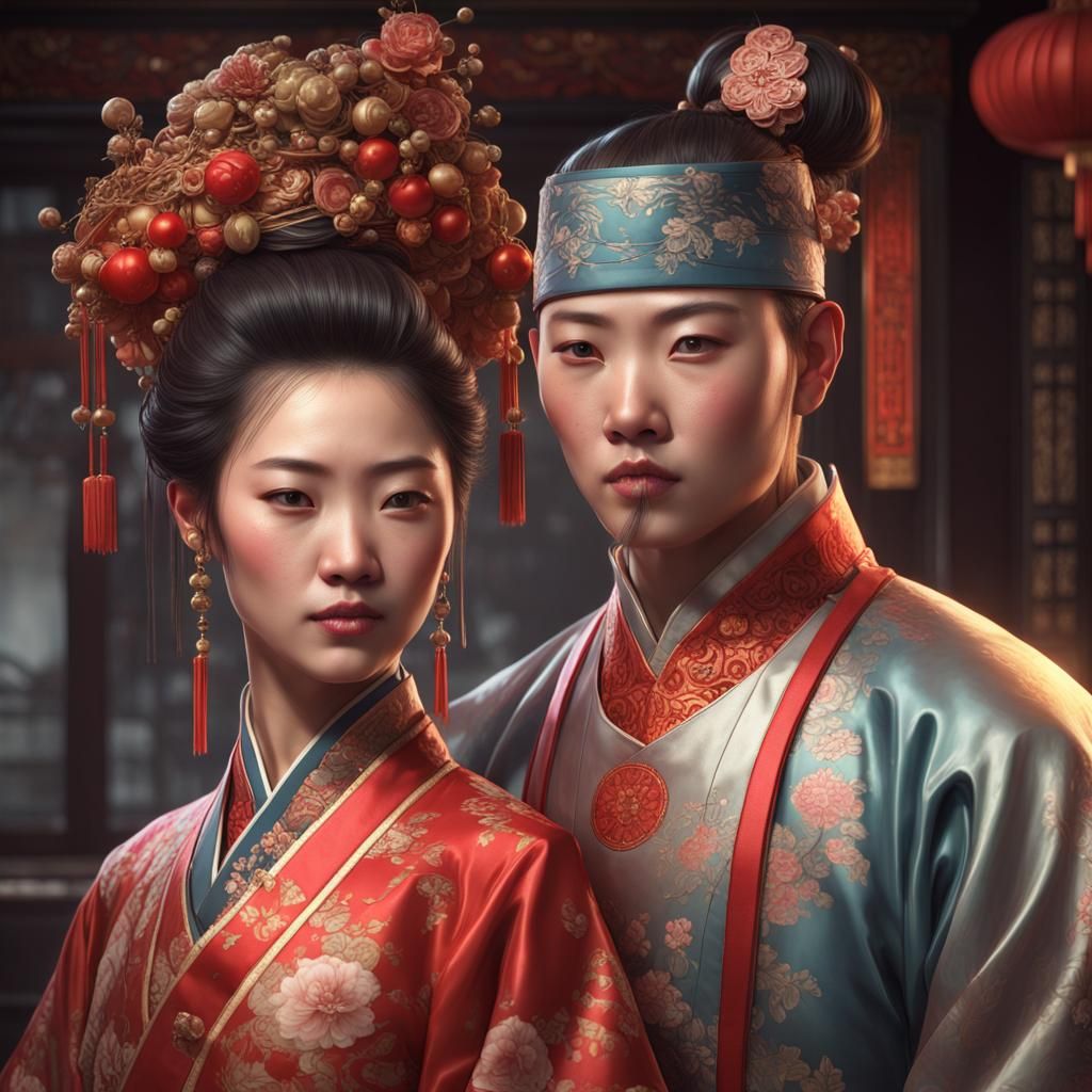 Bride and Groom 2 - AI Generated Artwork - NightCafe Creator