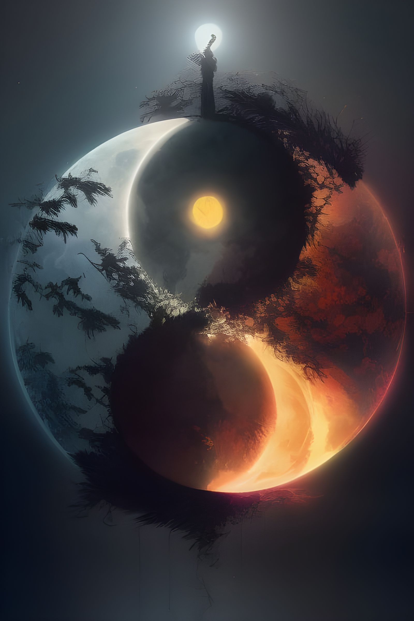 Jing jang - AI Generated Artwork - NightCafe Creator