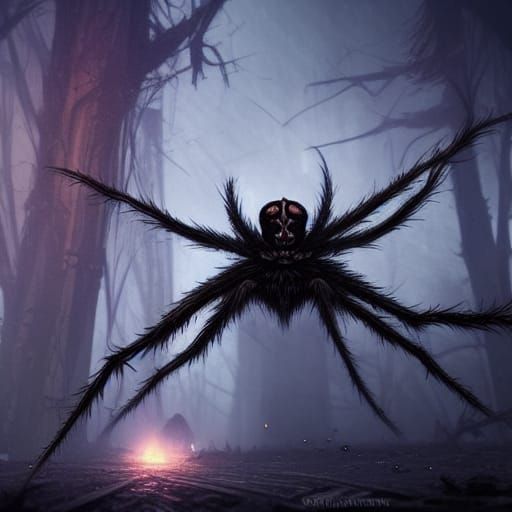 Romanian Vampire Spiders - AI Generated Artwork - NightCafe Creator