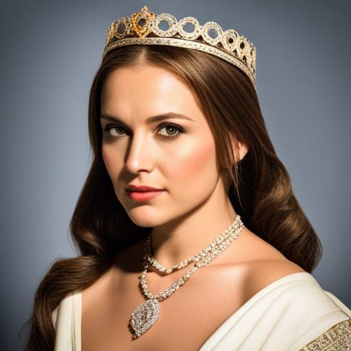 Fantasy Monarch White Dress Crown - Fantasy Monarch White Dr...