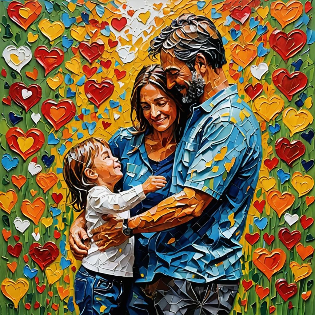 Three Generations - AI Generated Artwork - NightCafe Creator