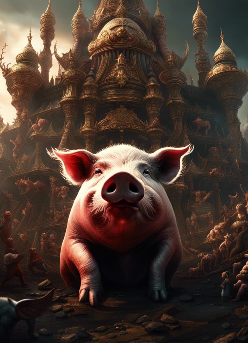 Rich Pig - AI Generated Artwork - NightCafe Creator