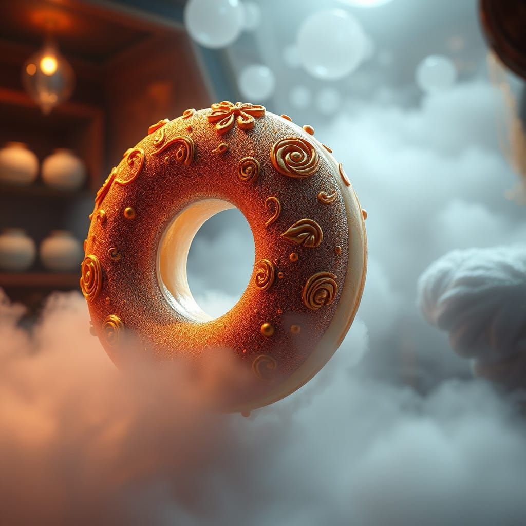 donut 17 or something - Surreal Donut Glows in Ethereal Bake...