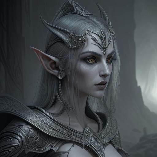 Altmer, elder scrolls high elf - AI Generated Artwork - NightCafe Creator