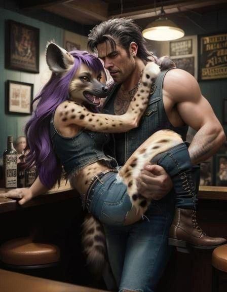 Scuzzy in Roddy's Arms - AI Generated Artwork - NightCafe Creator