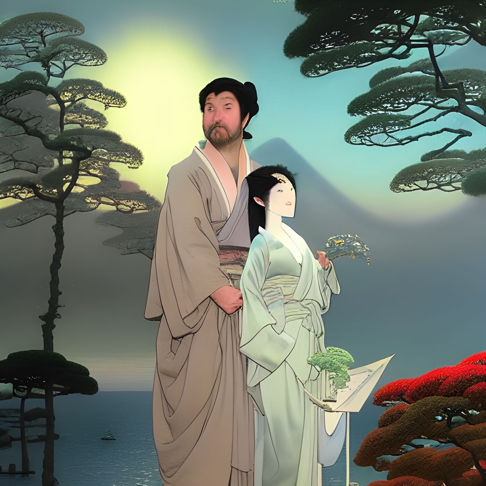 Husband and wife - AI Generated Artwork - NightCafe Creator