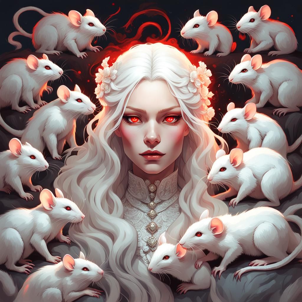 Queen of Rats - AI Generated Artwork - NightCafe Creator