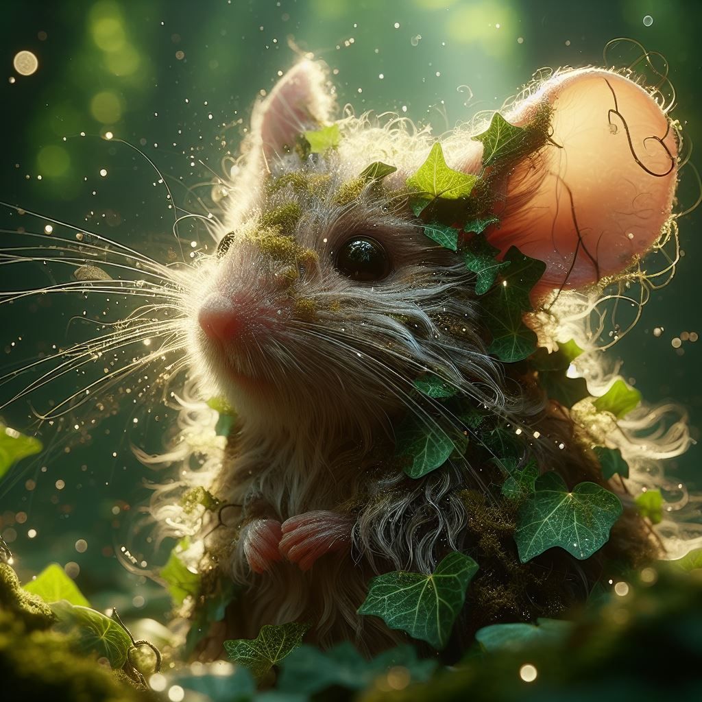 Ivy forest Mouse - AI Generated Artwork - NightCafe Creator
