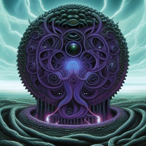 Azathoth the Eldritch God. - AI Generated Artwork - NightCafe Creator