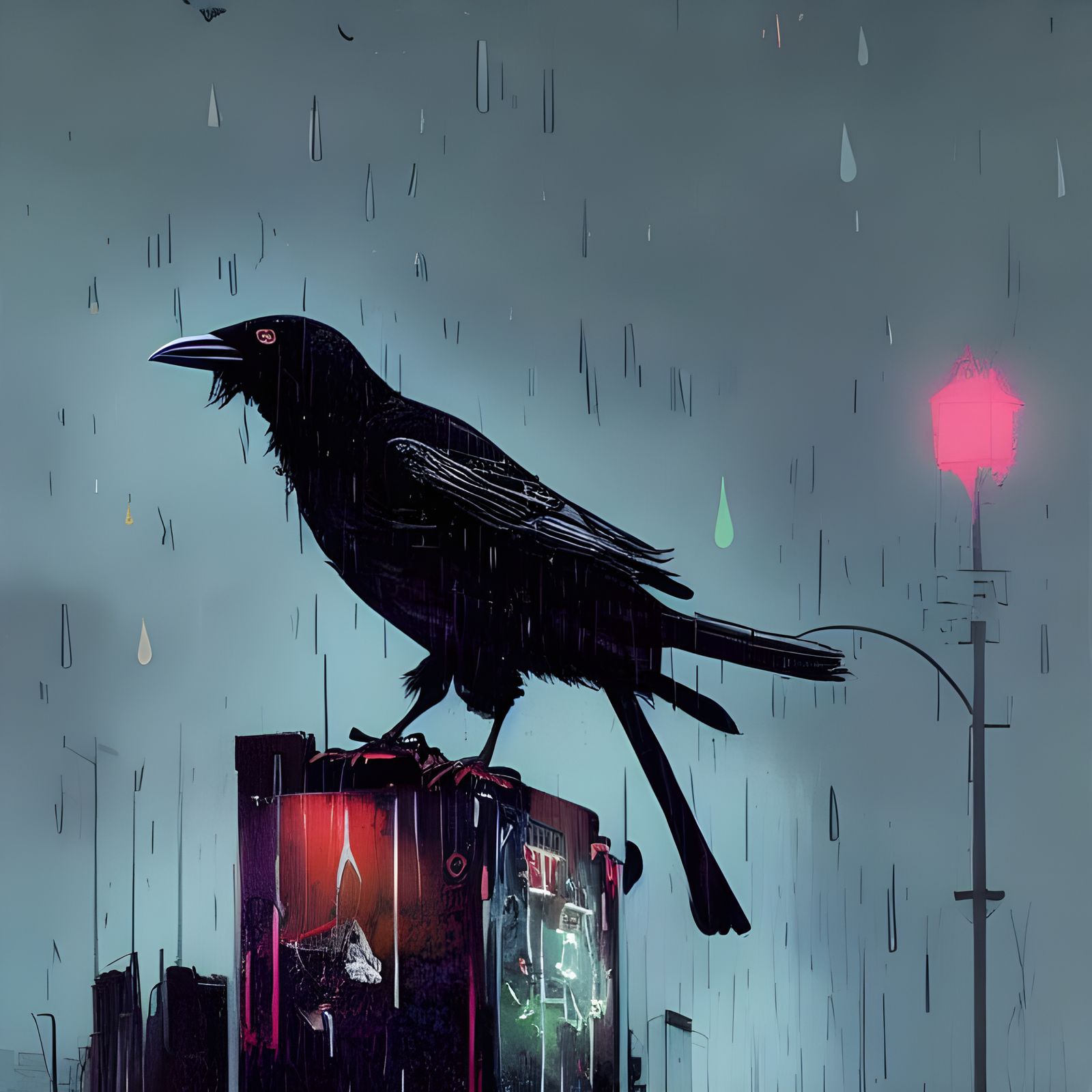 Crow - AI Generated Artwork - NightCafe Creator