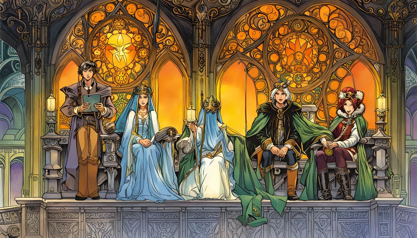 "LYNKWERLD TALES: The Father, the Daughter, and The Dark Guild". art by ...