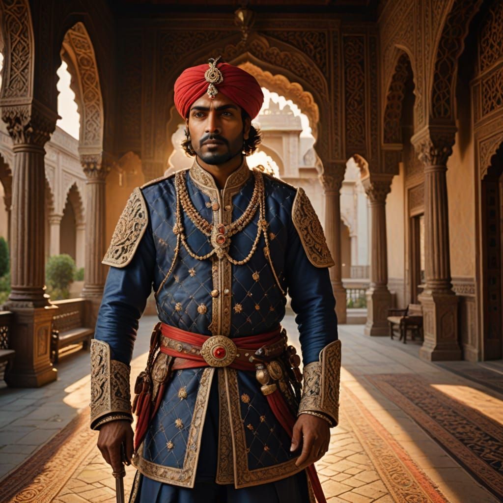 Century Rajputs of india - 15th Century Rajput Warrior in O...