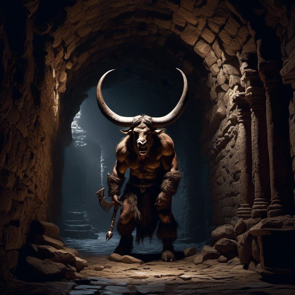 Minotaur - AI Generated Artwork - NightCafe Creator