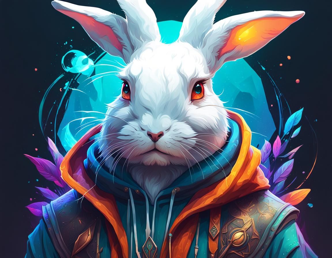 ribbit rabbit - AI Generated Artwork - NightCafe Creator