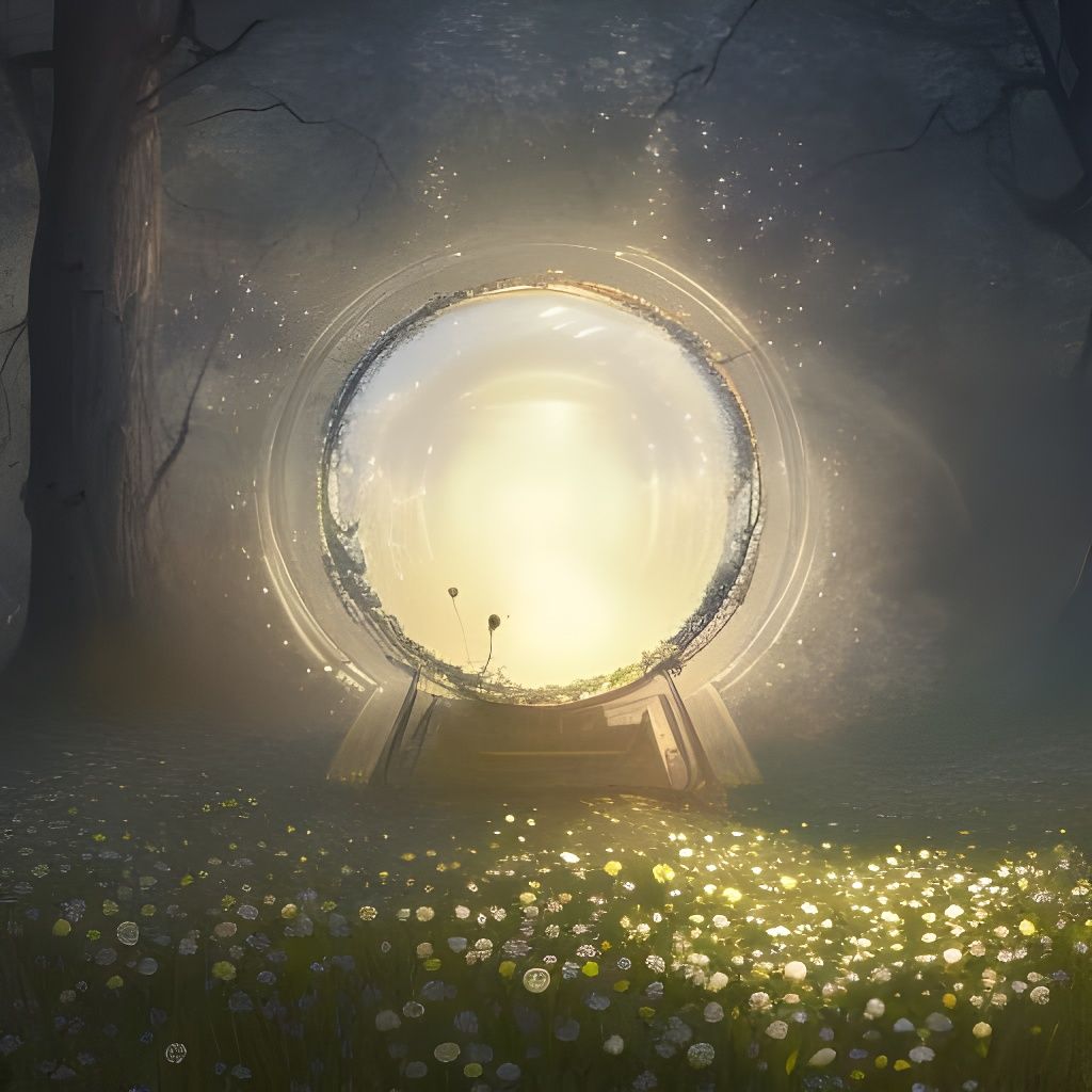 glass orb oracle - AI Generated Artwork - NightCafe Creator