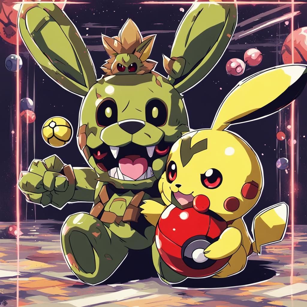 Pokemon Springtrap - AI Generated Artwork - NightCafe Creator