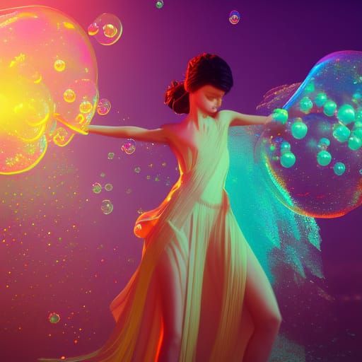 Bubble (challenge) - AI Generated Artwork - NightCafe Creator