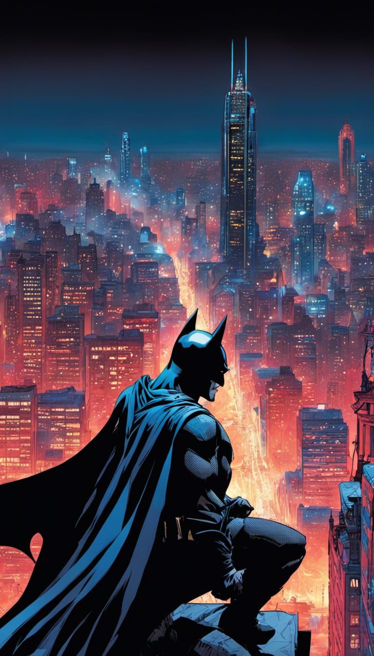 Gothams Protector - AI Generated Artwork - NightCafe Creator