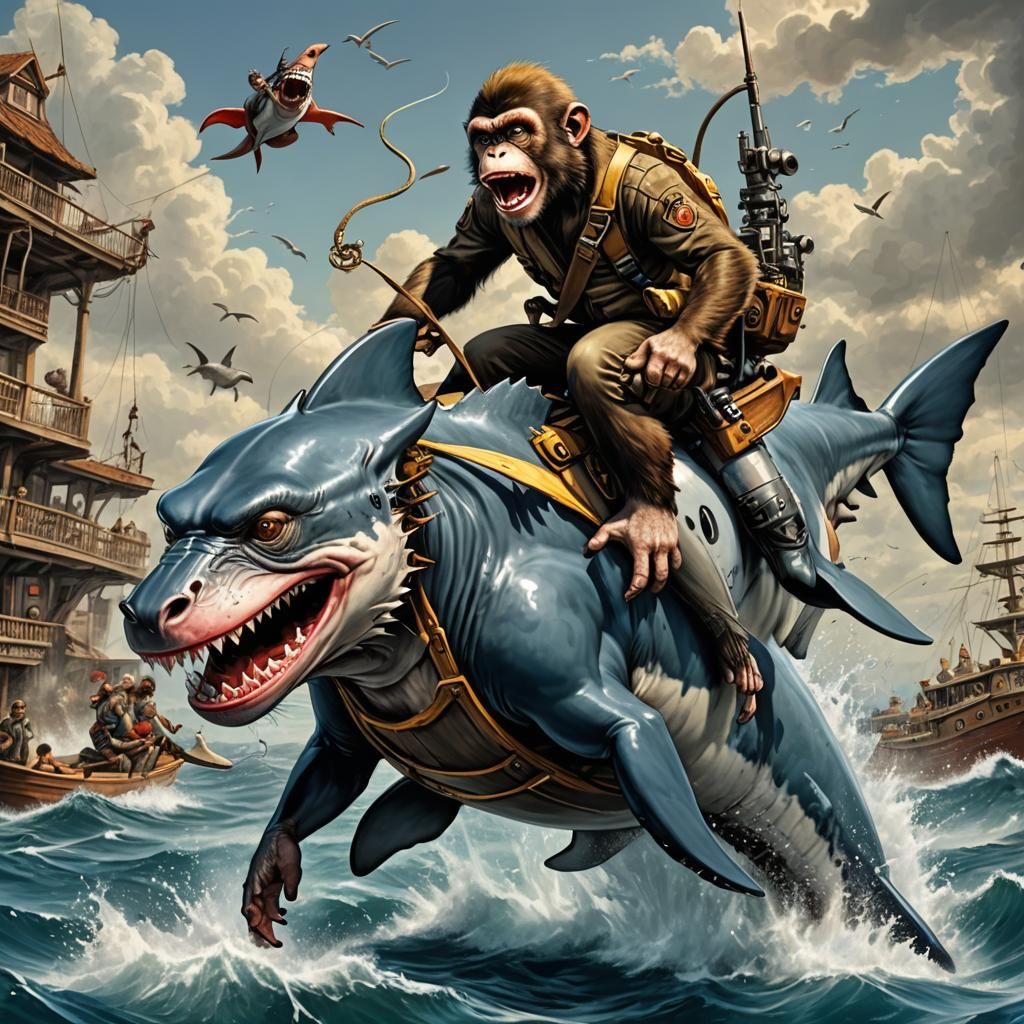 Wild Post Apocalyptic Sci-Fi Animal Film - AI Generated Artwork ...