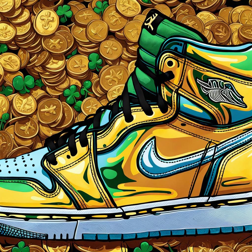 Lucky Charms Nike Air Jordans - AI Generated Artwork - NightCafe Creator