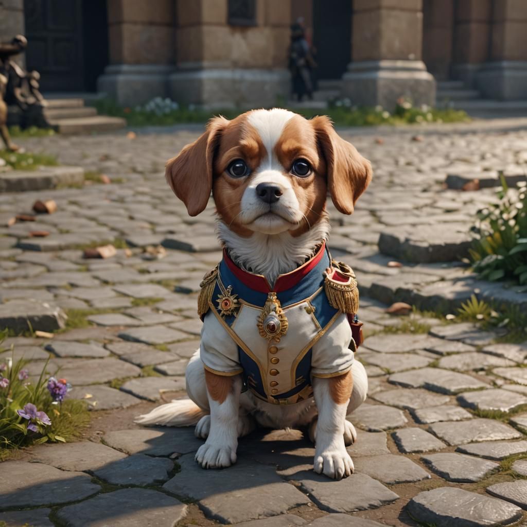 Napoleon's dog - AI Generated Artwork - NightCafe Creator