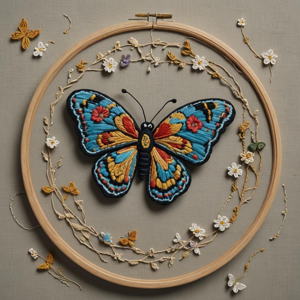 embroidery - AI Generated Artwork - NightCafe Creator
