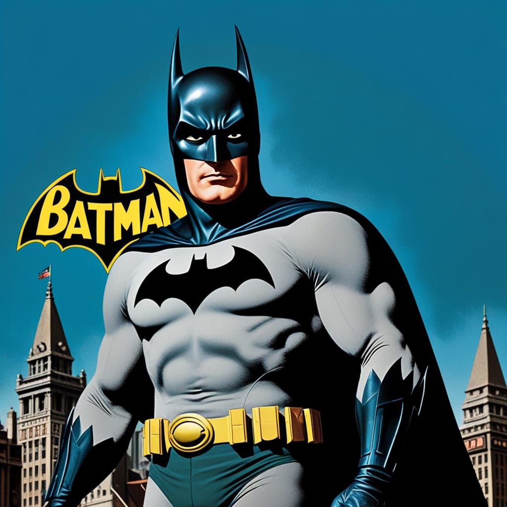 Batman. 1940's advertising poster. - Vintage Batman Poster i...