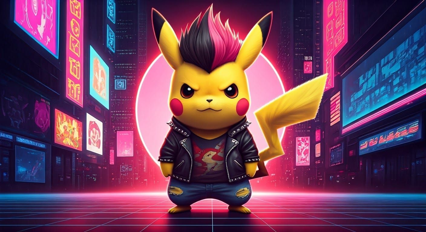 💜 Cyberpunk Pokemon 🕹 - 💜 Cyberpunk Pokemon 🕹