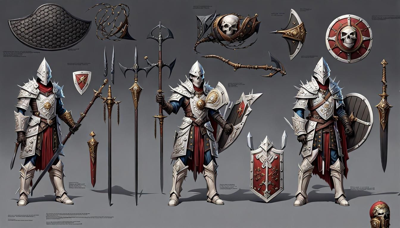 Warriors weapon list - AI Generated Artwork - NightCafe Creator