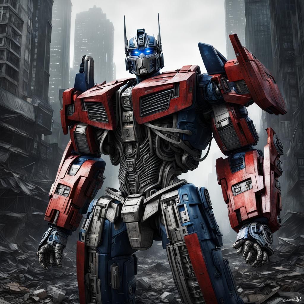 Optimus Prime (Bayverse-like) - AI Generated Artwork - NightCafe Creator