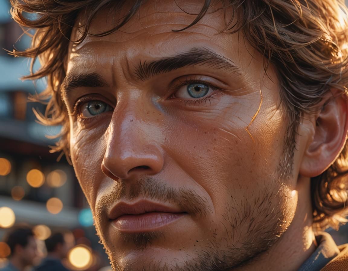 Hyperrealism portrait - AI Generated Artwork - NightCafe Creator