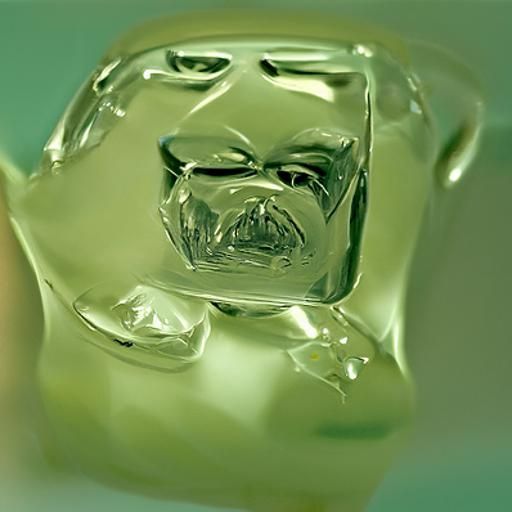 melting ice cube with animated face - AI Generated Artwork - NightCafe ...