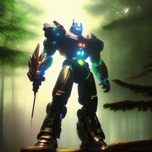 Forest Protector V - AI Generated Artwork - NightCafe Creator