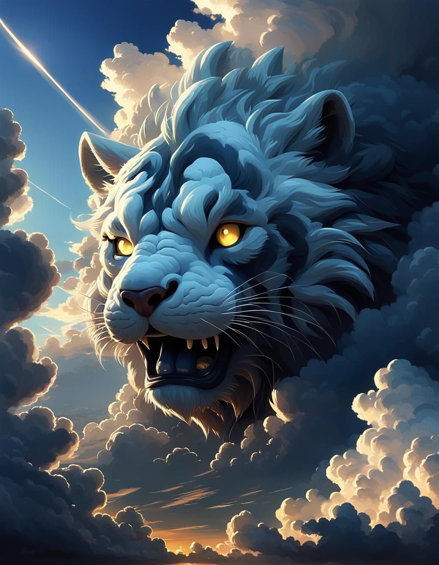 ☁️Celestial Tiger☁️ - AI Generated Artwork - NightCafe Creator