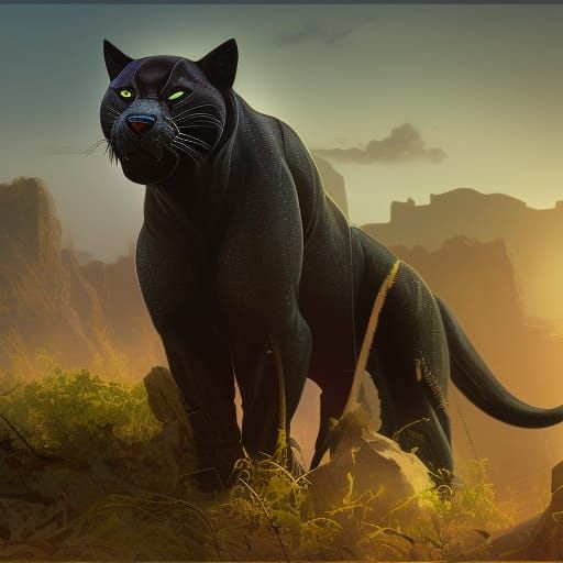 Black panther - AI Generated Artwork - NightCafe Creator