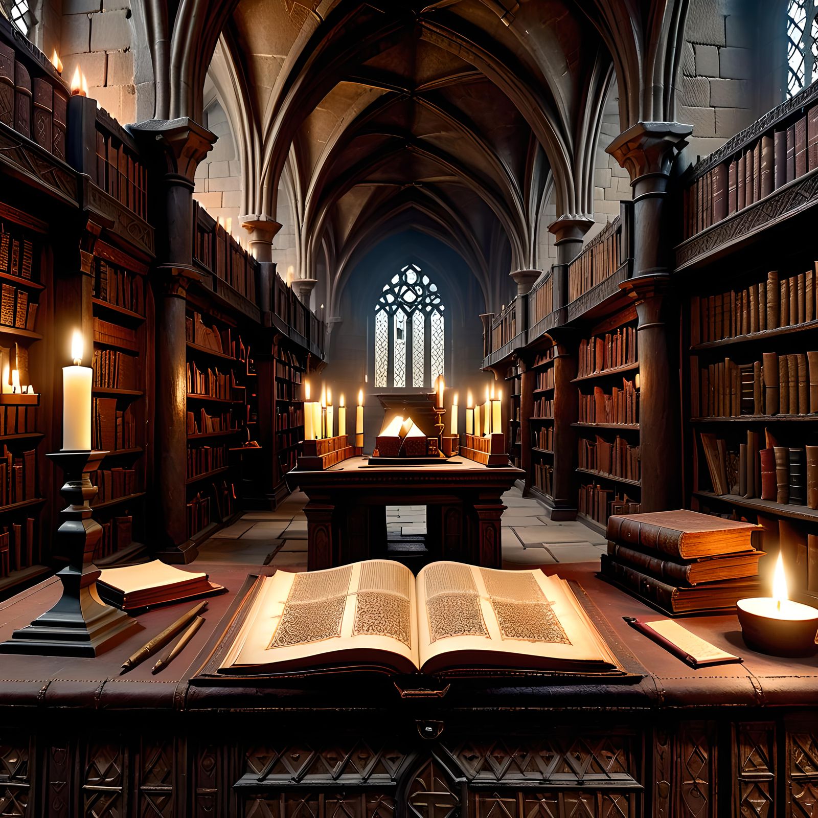 The Scriptorium - AI Generated Artwork - NightCafe Creator