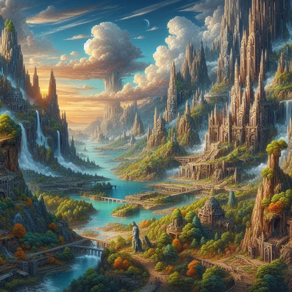 Imaginary Landscape 4 - AI Generated Artwork - NightCafe Creator