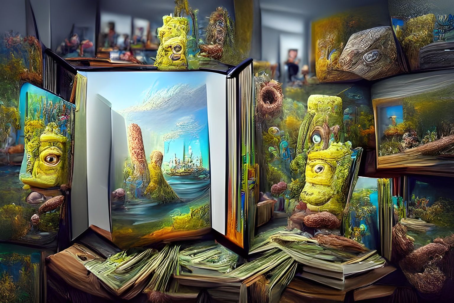 An alternate reality where Spongebob Squarepants was a mid-1800s ...