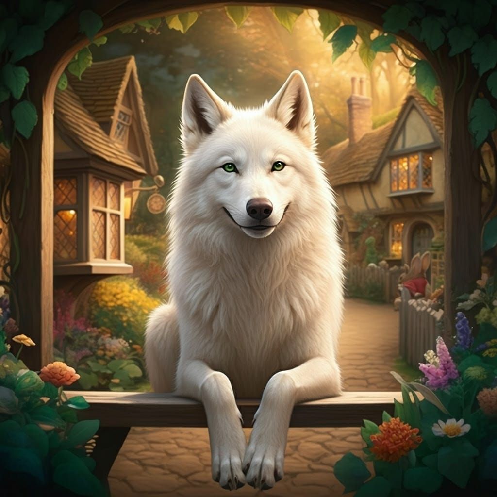 Wolfie at The World of Beatrix Potter Attraction