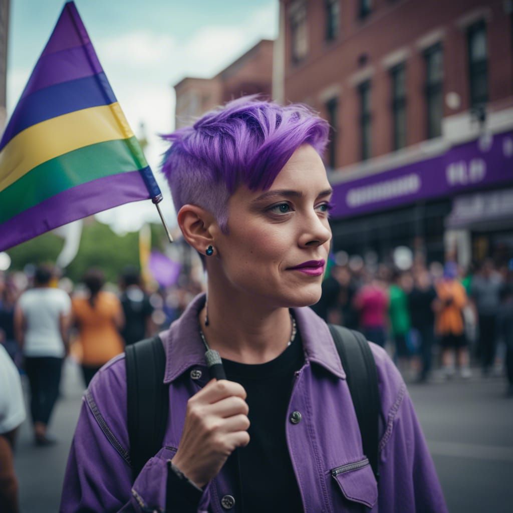 Proud to be me - AI Generated Artwork - NightCafe Creator