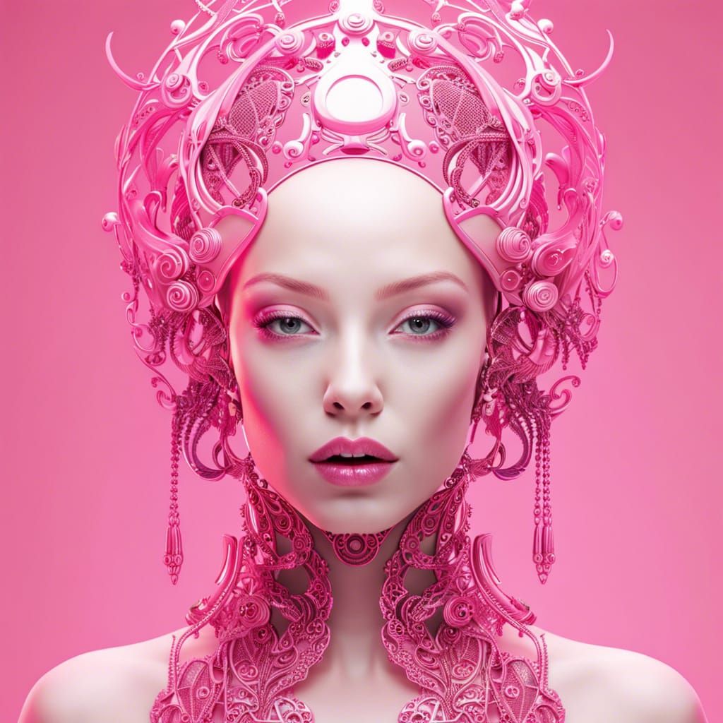 Gynoid Pricess - AI Generated Artwork - NightCafe Creator