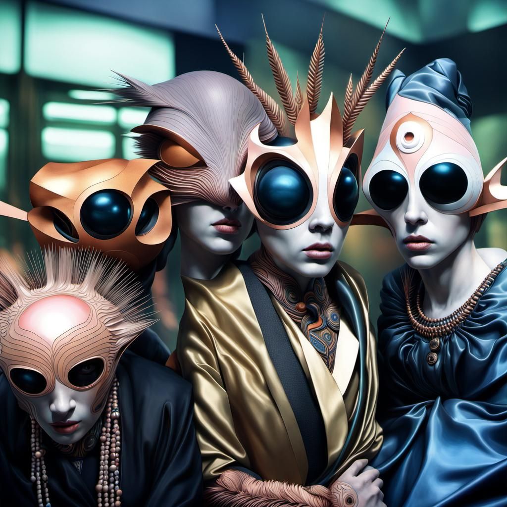 fabulous crew in shock - AI Generated Artwork - NightCafe Creator