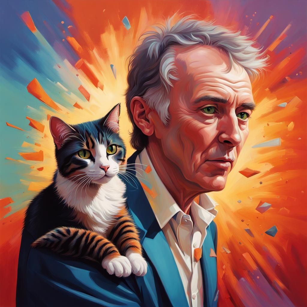 POp Singer Al Stewart with the winning cat in the cat of the year ...