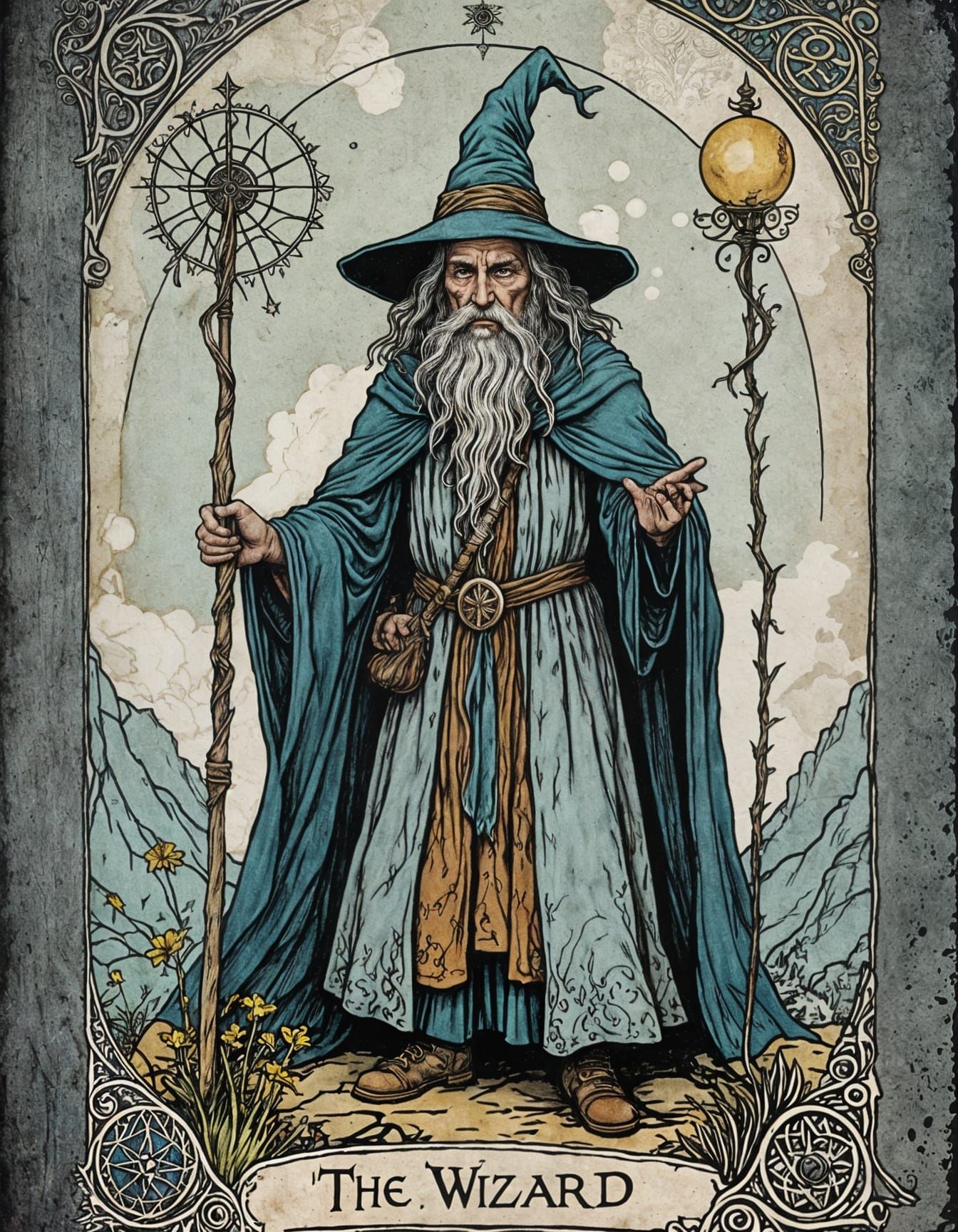 The Wizard - AI Generated Artwork - NightCafe Creator