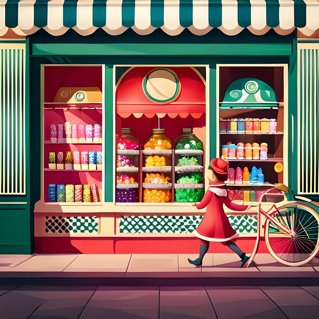 Candy Shop Window 🍭 - AI Generated Artwork - NightCafe Creator