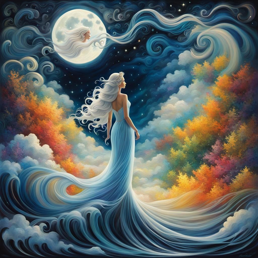 Autumn winds, autumn clouds - AI Generated Artwork - NightCafe Creator