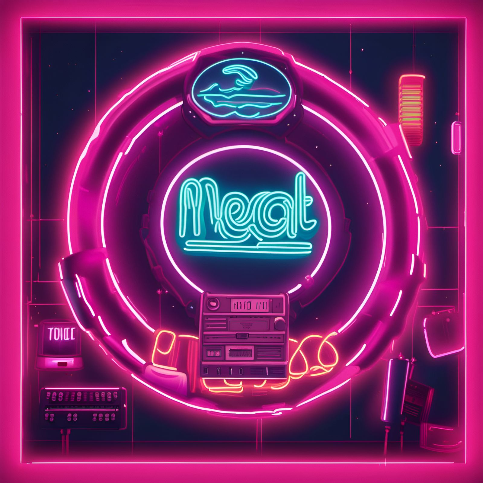 Meatspin Cafe - AI Generated Artwork - NightCafe Creator